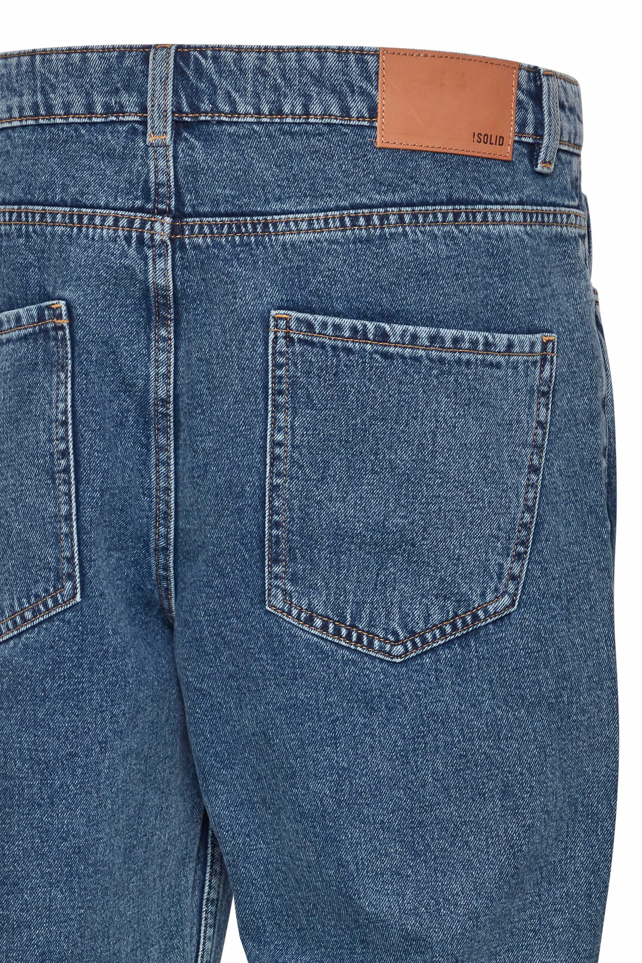 SOLID DAD FIT JEANS - BLUE
